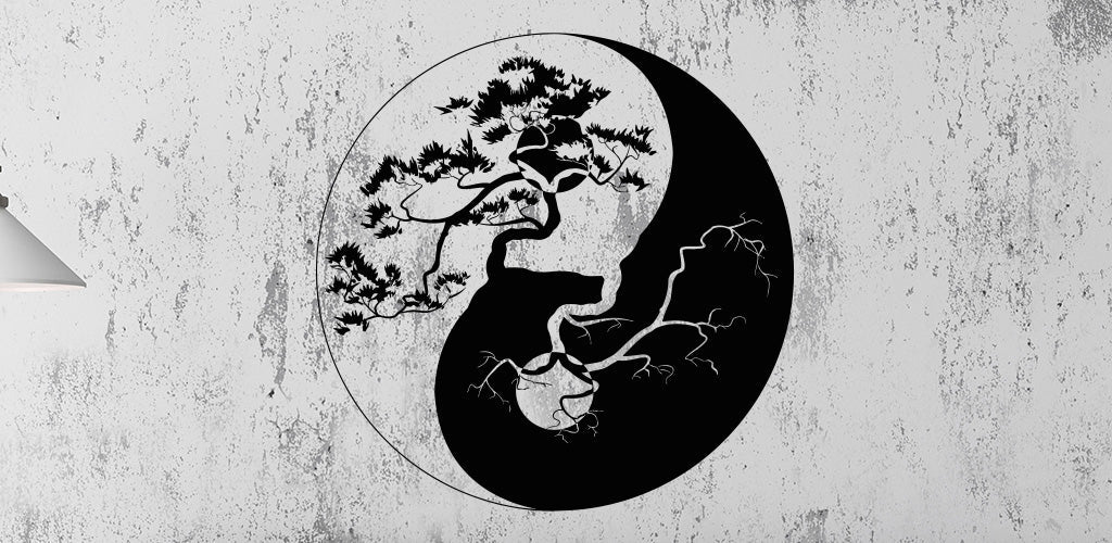Custom Yin Yang Stickers And Wall Decals Collection — Wallstickers4you