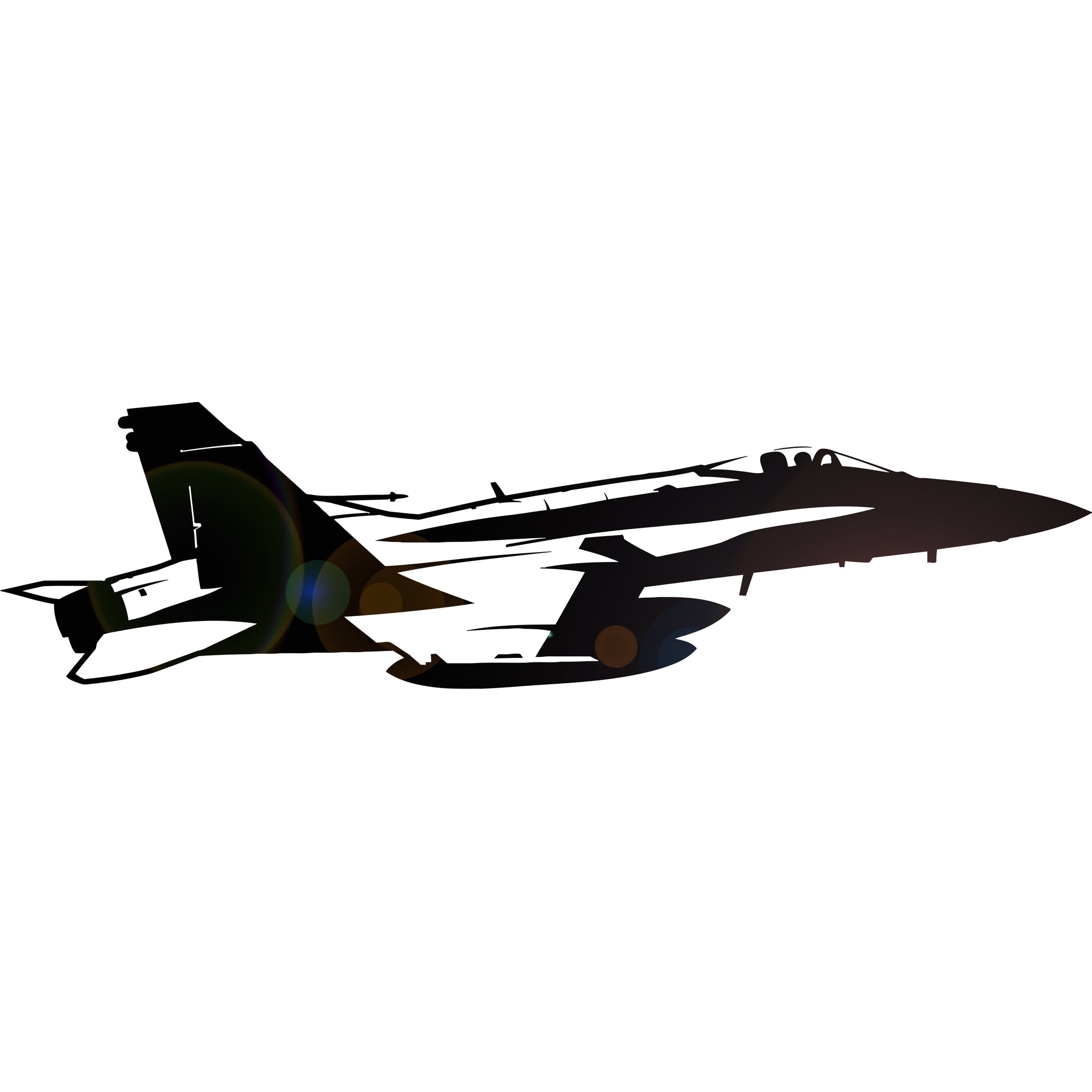 Vinyl Wall Decal Fighter Jet Aircraft Military Aviation Boy Room Stick ...