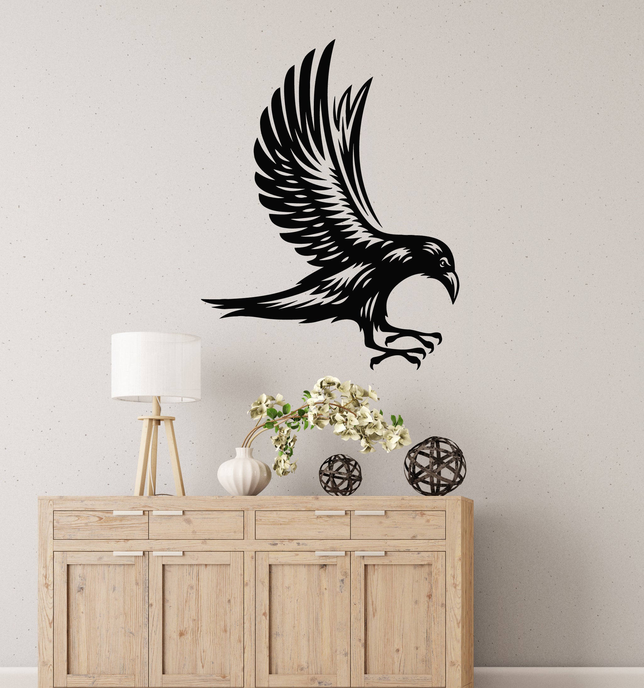 Raven Wall Vinyl Decals — Wallstickers4you