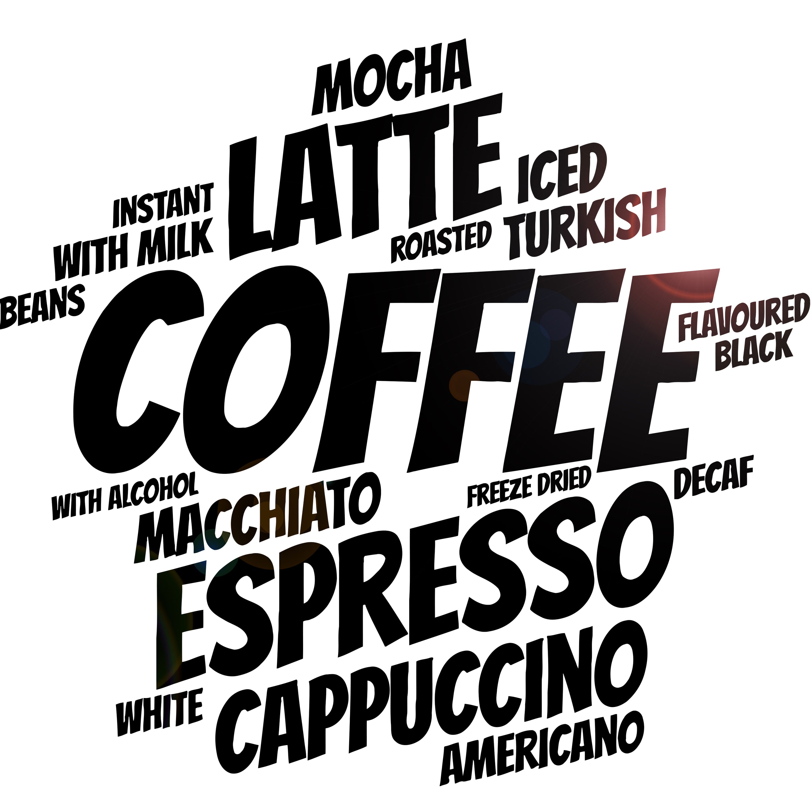 Vinyl Wall Decal Coffee Shop Decoration Words Kitchen Cafe Stickers Un ...