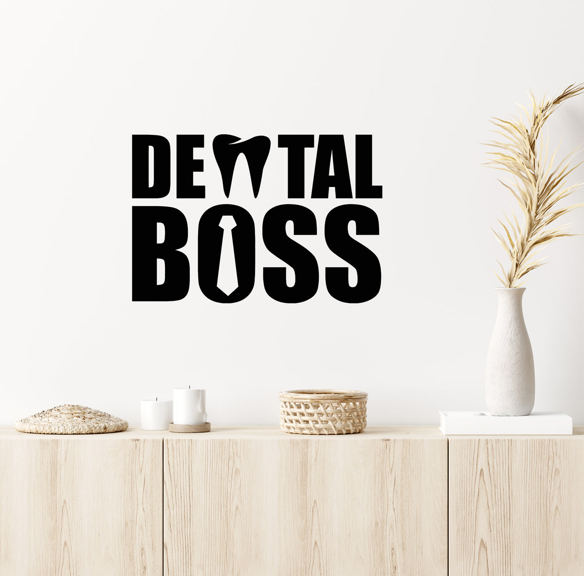 Vinyl Wall Decal Dental Boss Stomatology Dentist Clinic Tooth Stickers ...
