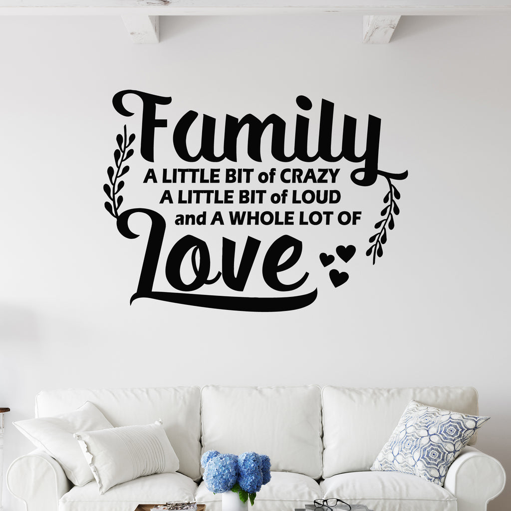 Family Quotes Wall Decals — Wallstickers4you