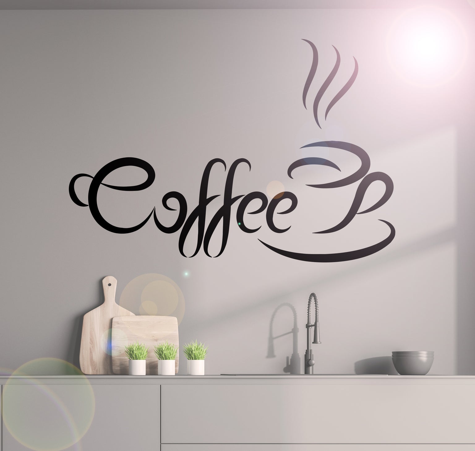 Custom Coffee Stickers And Wall Decals Collection — Wallstickers4you