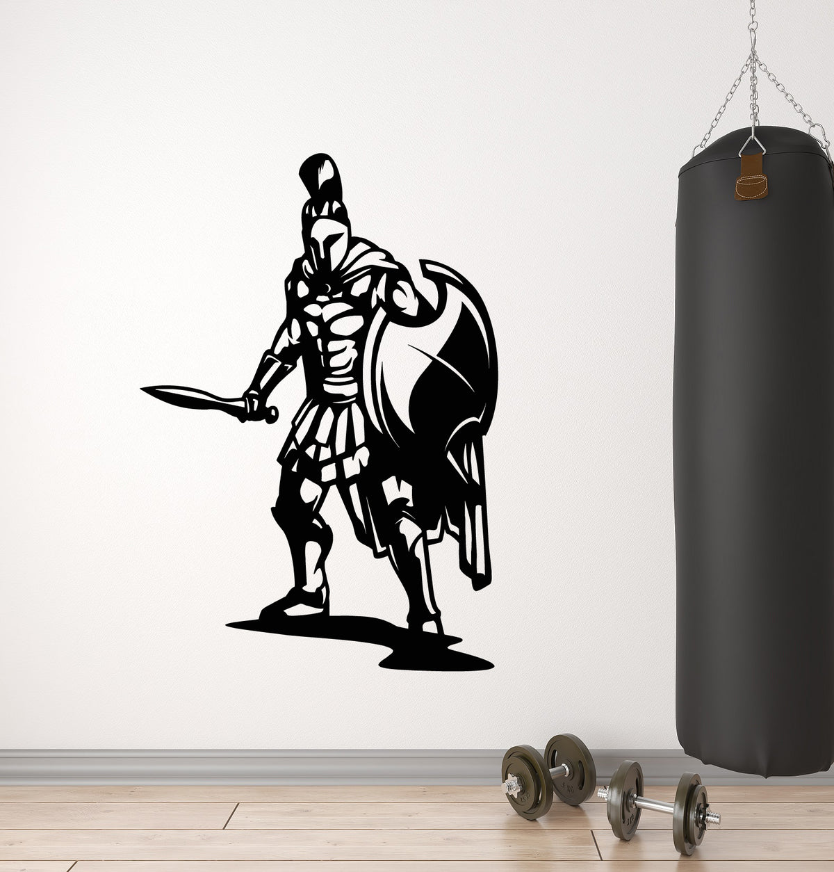 Vinyl Wall Decal Sparta Ancient Warrior Gladiator Spartan Stickers Mur ...
