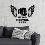Vinyl Wall Decal Mixed Martial Arts MMA Fight Fighter Stickers Unique ...
