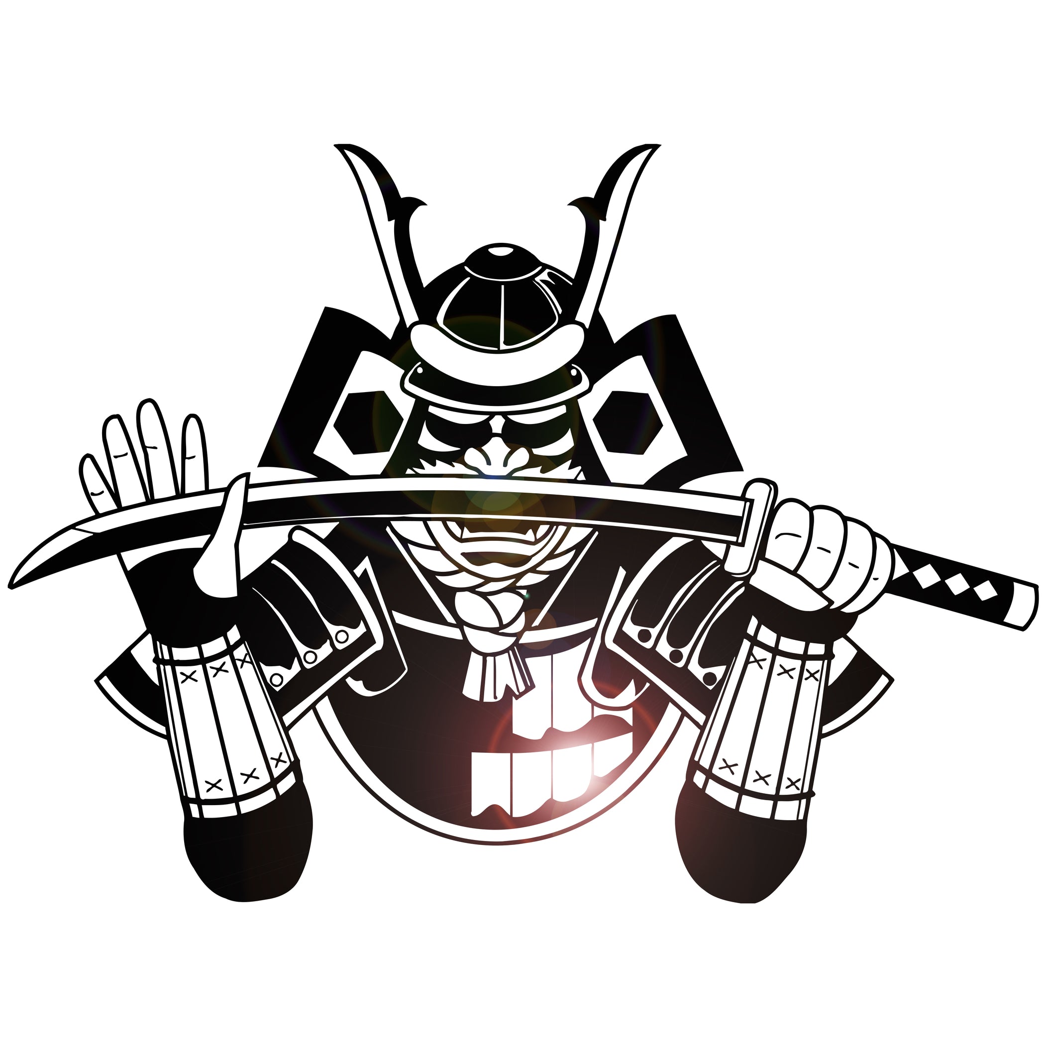 Vinyl Wall Decal Samurai Japanese Warrior Katana Armor Stickers Mural ...