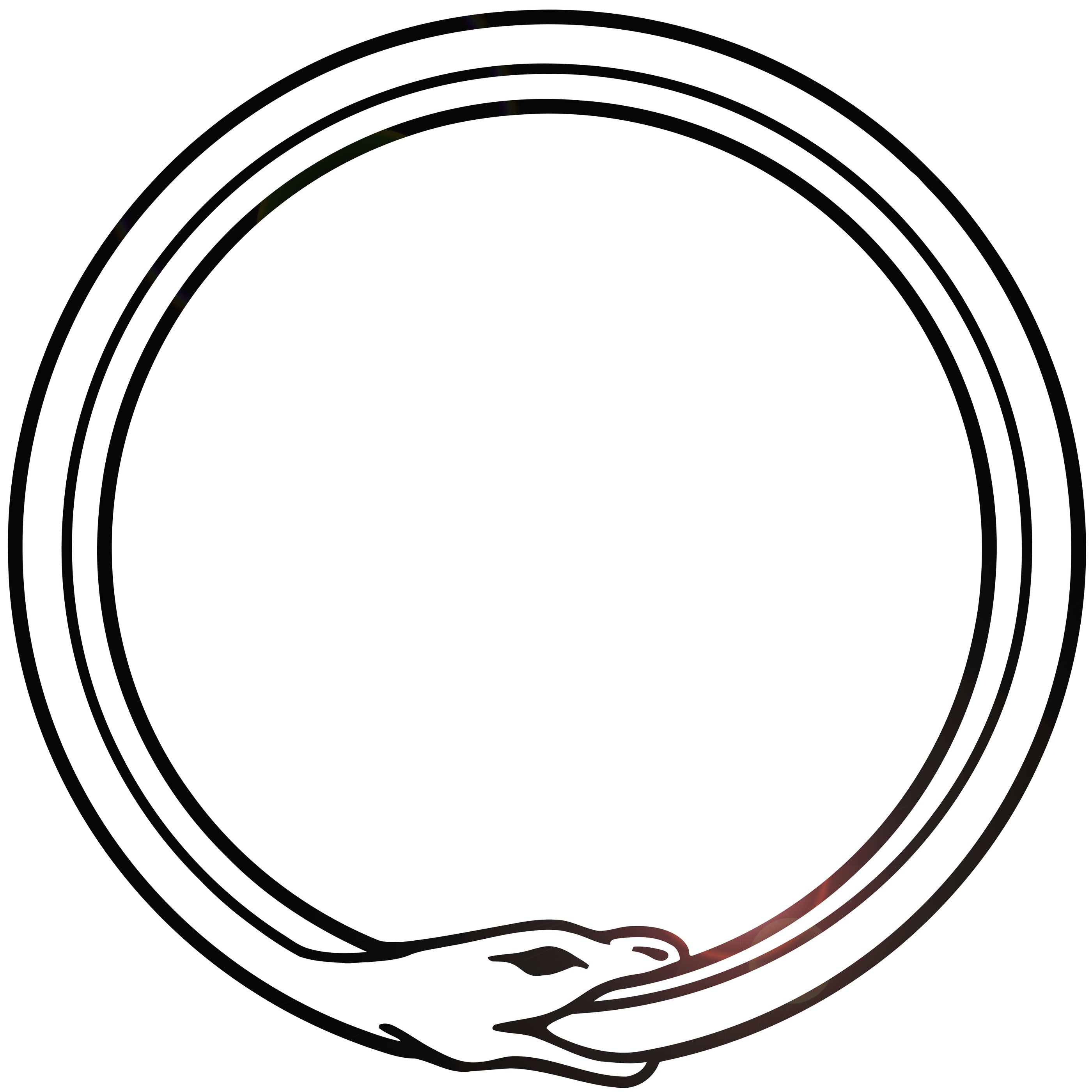 Vinyl Wall Decal Ouroboros Snake Symbol Infinity Circle Stickers Uniqu ...