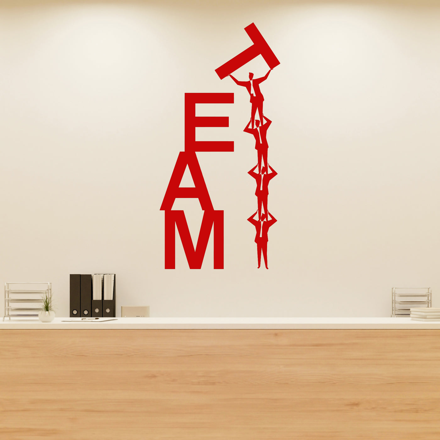 Vinyl Wall Decal Team Work Teamwork Office Quote Business Word Sticker ...