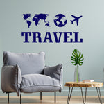 Vinyl Wall Decal Travel World Tourism Tourist House Interior Stickers ...