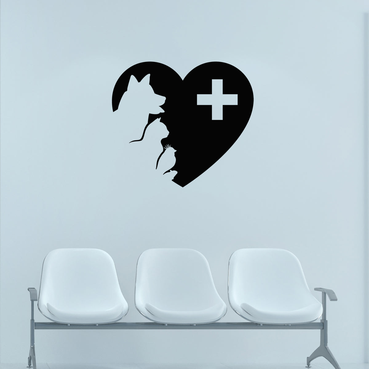 Vinyl Wall Decal Veterinary Medicine Pets Vet Clinic Animal Care Stick ...