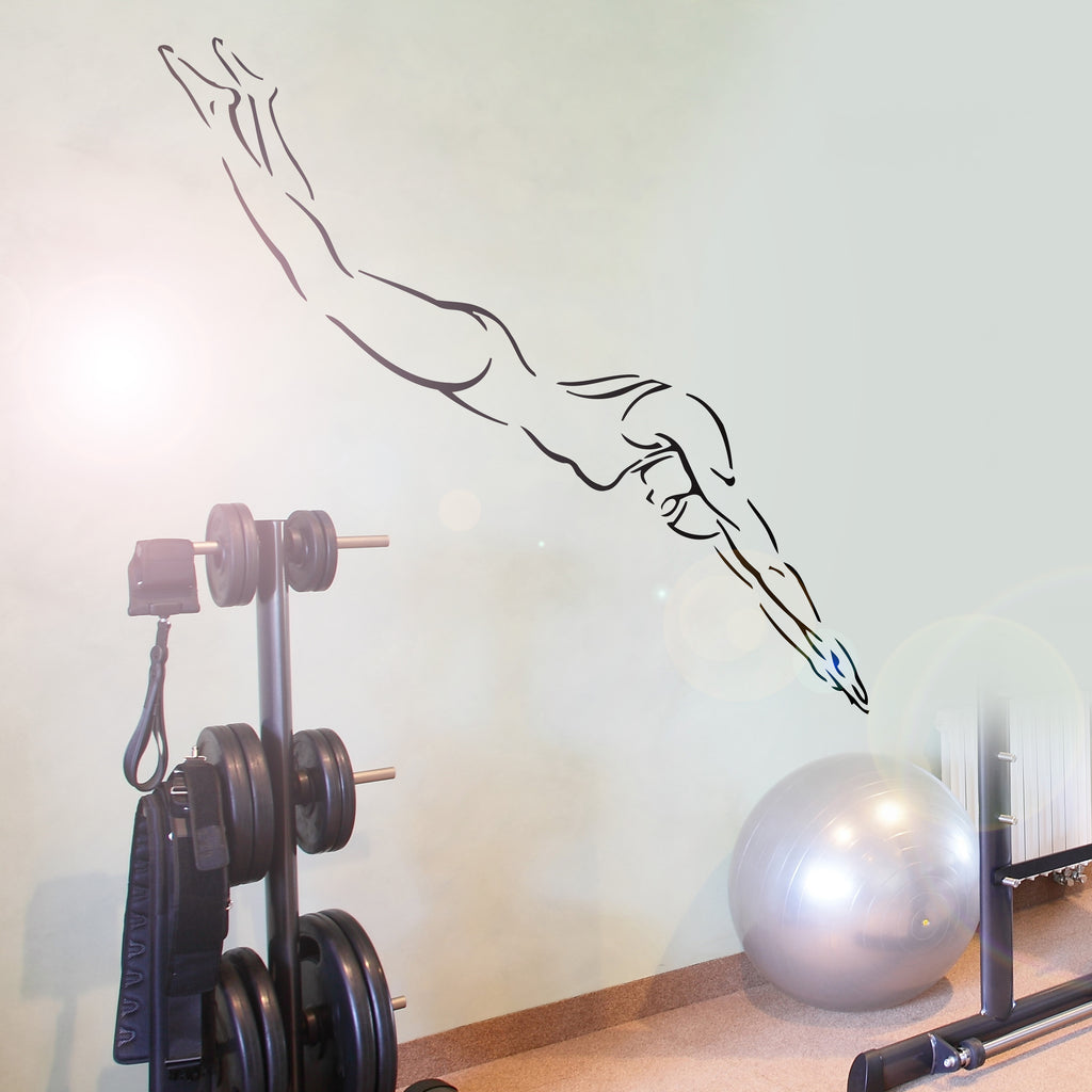 Custom Home Gym And Exercise Room Motivational Wall Decals And Stickers ...