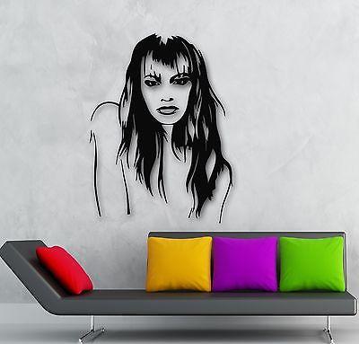 Wall Sticker Vinyl Decal Beautiful Woman Style Fashion Beauty Salon Un ...