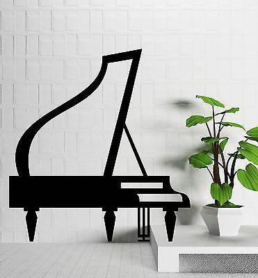 Wall Stickers Vinyl Decal Piano Concert Piano Music Room Art Decor Uni ...