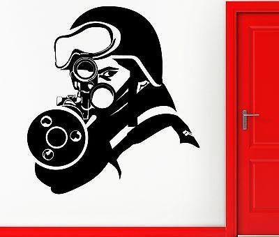 Wall Sticker Vinyl Decal Sniper Shooter Military Army Marine Navy Deco ...