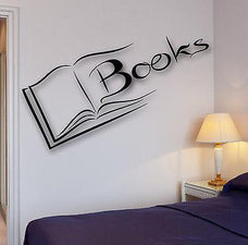 Vinyl Decal Books Wall Sticker Reading Room Library Science Decor for ...