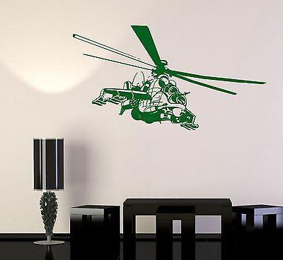 Wall Vinyl Helicopter Strike Airforce Guaranteed Quality Decal Unique ...