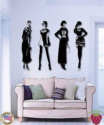 Wall Stickers Vinyl Decal High Fashion Models Hot Women Cool Decor Uni ...