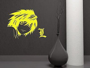 Wall Vinyl Sticker Decal Japanese Cartoon Teen Death Note Anime Manga ...