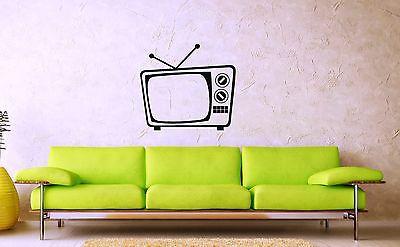 Wall Vinyl Decal Old TV Nostalgia Funny Modern Decor ig1503 ...
