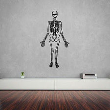 Wall Stickers Vinyl Decal Skeleton Bones Anatomy Death ig1462 ...