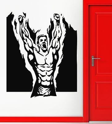 Wall Stickers Vinyl Decal Muscled Sport Bodybuilding Cool Decor for Gy ...