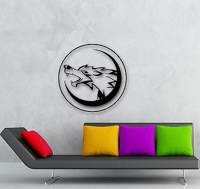 Wall Stickers Vinyl Decal Animal Werewolf Wolf Predator Unique Gift (i ...