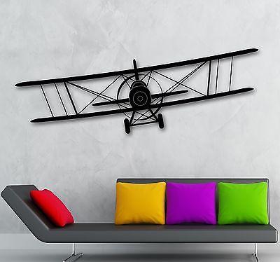 Wall Stickers Vinyl Decal Aircraft Aviation Sky Air For Kids Room Uniq ...