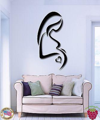 Wall Stickers Vinyl Decal Birth Pregnancy Pregnant Mother And Child Un ...