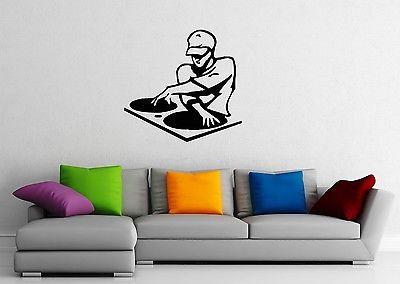 Wall Stickers Vinyl Decal DJ Music Night Club Party Unique Gift ig1380 ...