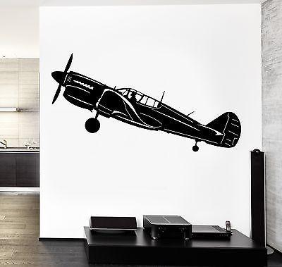 Wall Vinyl World War Aircraft Fighter Guaranteed Quality Decal Unique ...