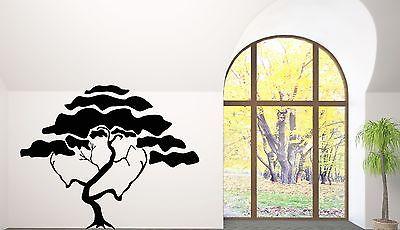 Wall Sticker Vinyl Decal Tree Branch Crown Foliage Cedar Pine Magnolia ...