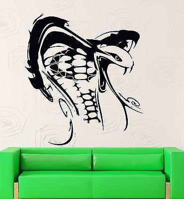 Wall Sticker Vinyl Decal Poisonous Snake Reptile Animal Cobra Unique G ...