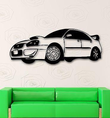 Wall Stickers Vinyl Decal Race Rally Car Great Room Decor Unique Gift ...