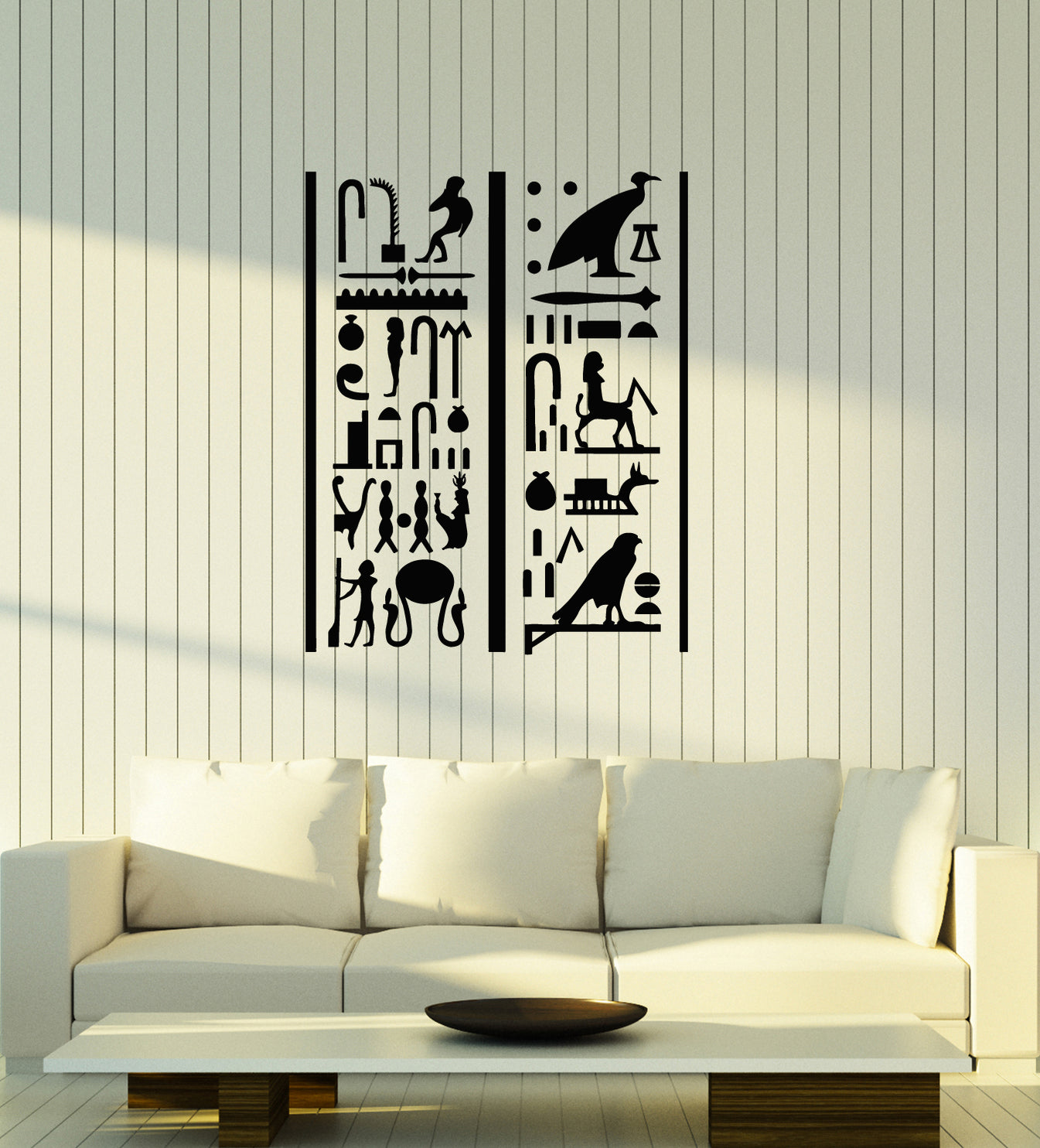 Vinyl Wall Decal Egyptian Hieroglyphs Ancient Egypt Home Room Stickers ...
