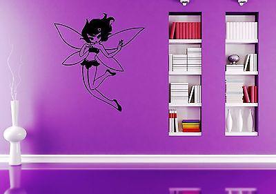 Wall Stickers Vinyl Decal Nursery Fairy Magic Girl Cartoon For Kids Un ...