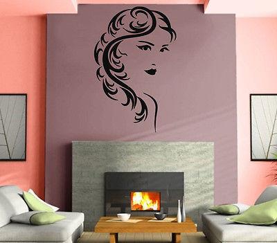 Wall Stickers Vinyl Decal Gorgeous Charming Attractive Girl Unique Gif ...