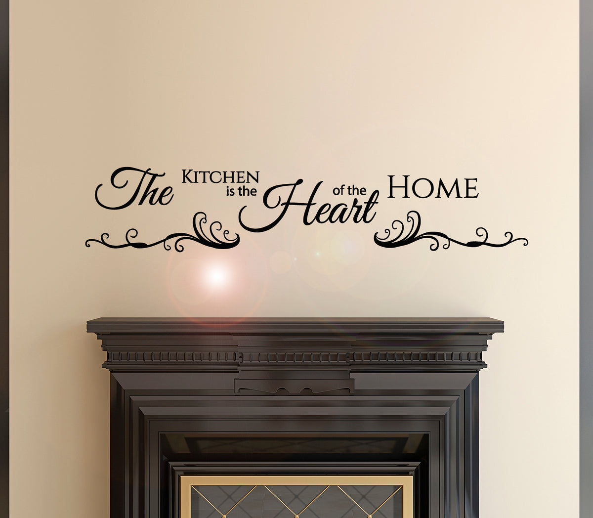 Vinyl Wall Decal Inscription Kitchen Home Quote Stickers Mural 36 in x ...