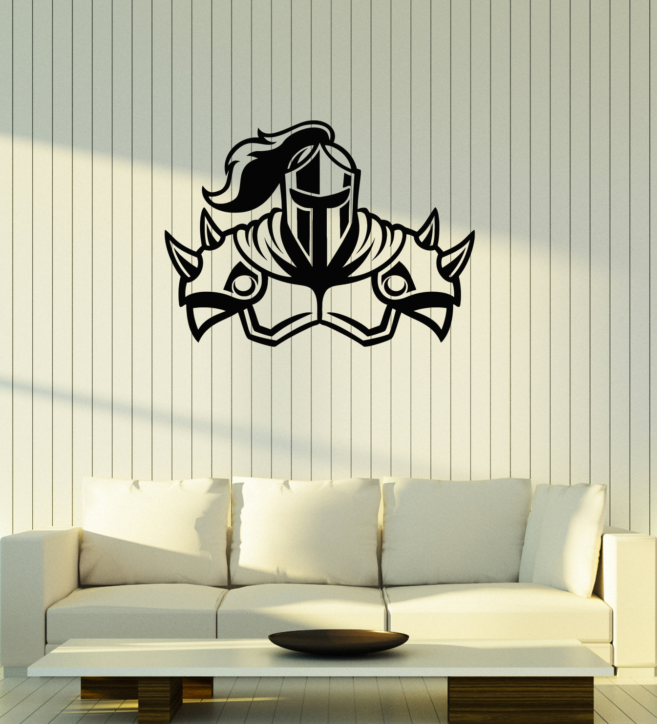 Vinyl Wall Decal Medieval Knight Armour Middle Ages Boys Room Stickers ...