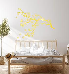 Vinyl Wall Decal Beautiful Tree Branch Nature Flowers Sakura Stickers ...
