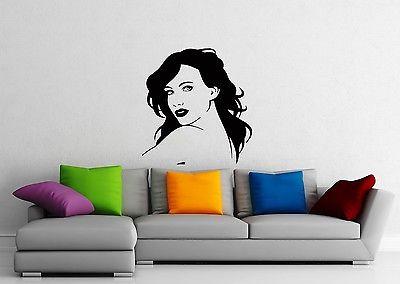 Wall Stickers Vinyl Decal Beautiful Girl Hair Sexy Woman Unique Gift i ...