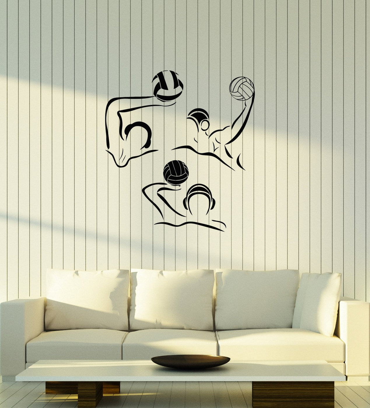 Vinyl Wall Decal Water Polo Players Sport Art Interior Decor Stickers ...