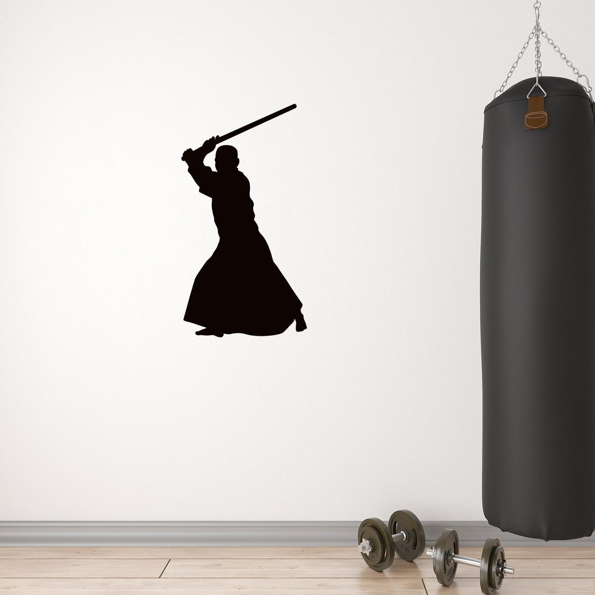 Vinyl Wall Decal Samurai Asia Man Martial Arts Home Boys Room Stickers ...