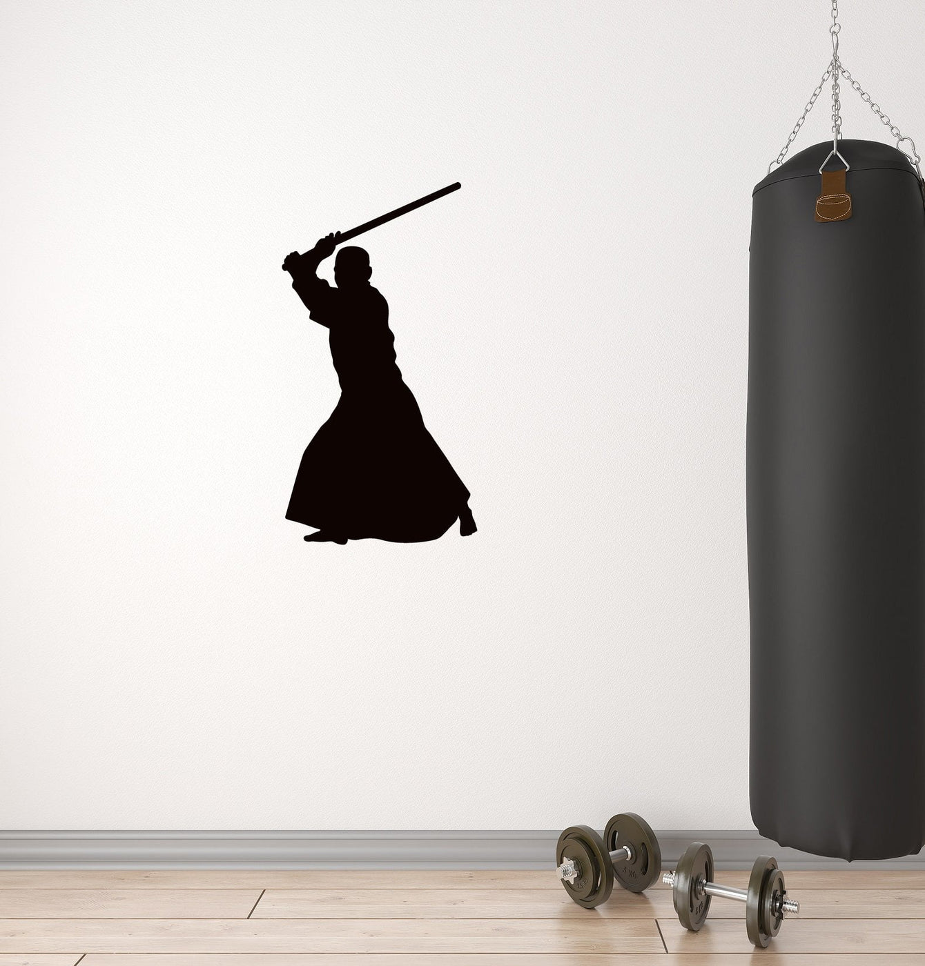 Vinyl Wall Decal Samurai Asia Man Martial Arts Home Boys Room Stickers ...