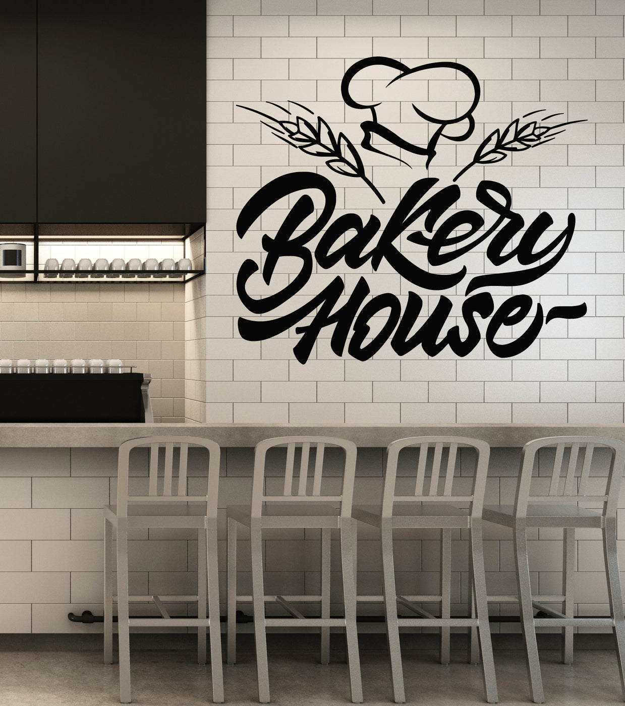Vinyl Wall Decal Bakery Oven Baking House Products Kitchen Stickers Mu ...