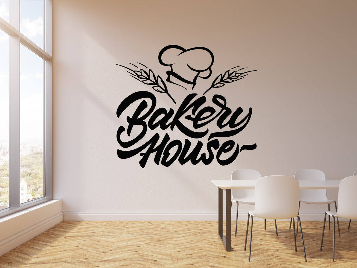 Vinyl Wall Decal Bakery Oven Baking House Products Kitchen Stickers Mu ...