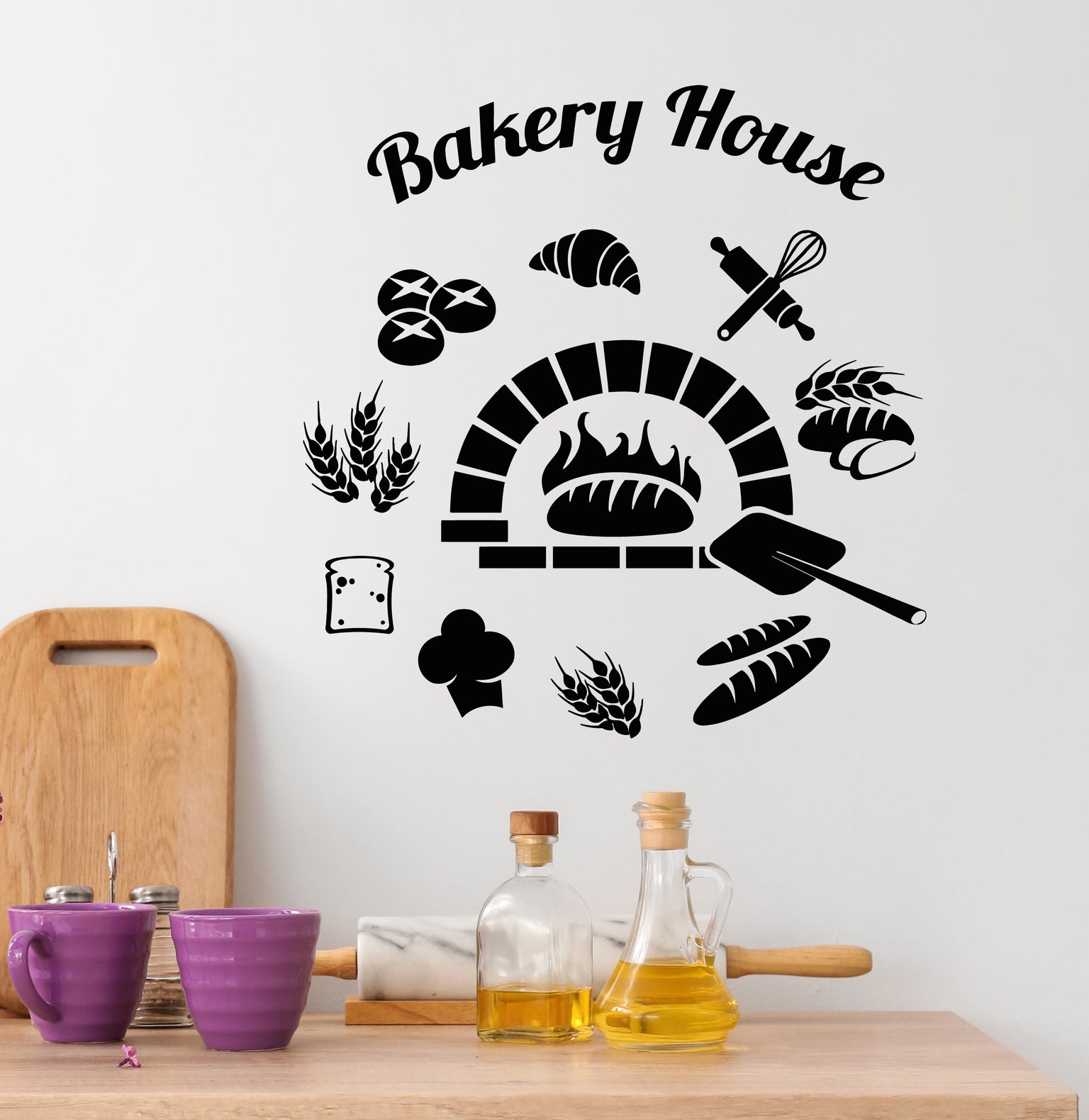 Custom Bakery Wall Stickers And Decals Collection — Page 3 ...