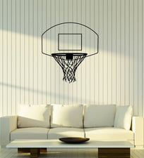 Vinyl Wall Decal Basketball Hoop Basket Net Sports Room Decoration Sti ...