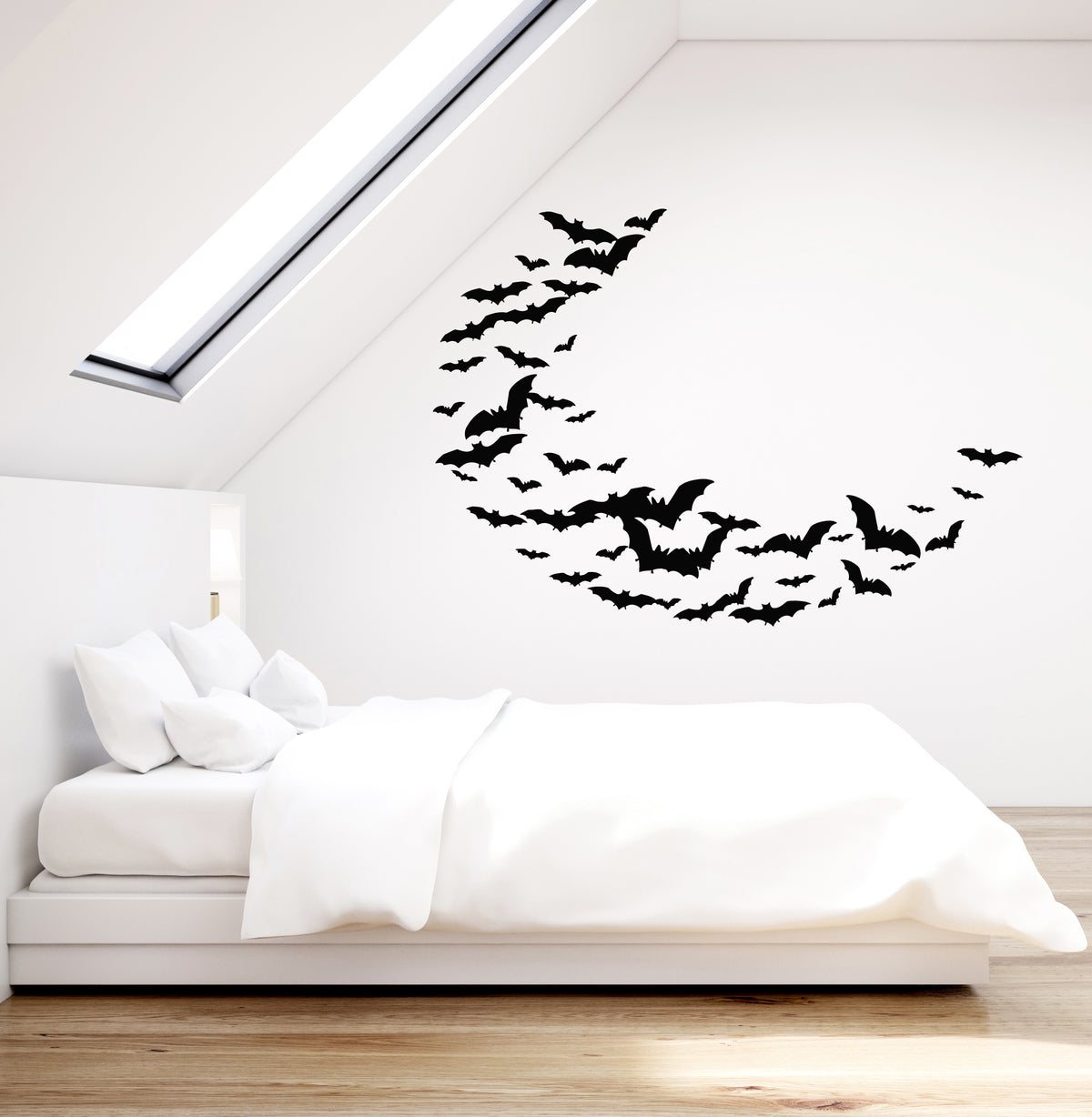 Vinyl Wall Decal Bats Patterns Halloween Horror Gothic Art Stickers Mu ...