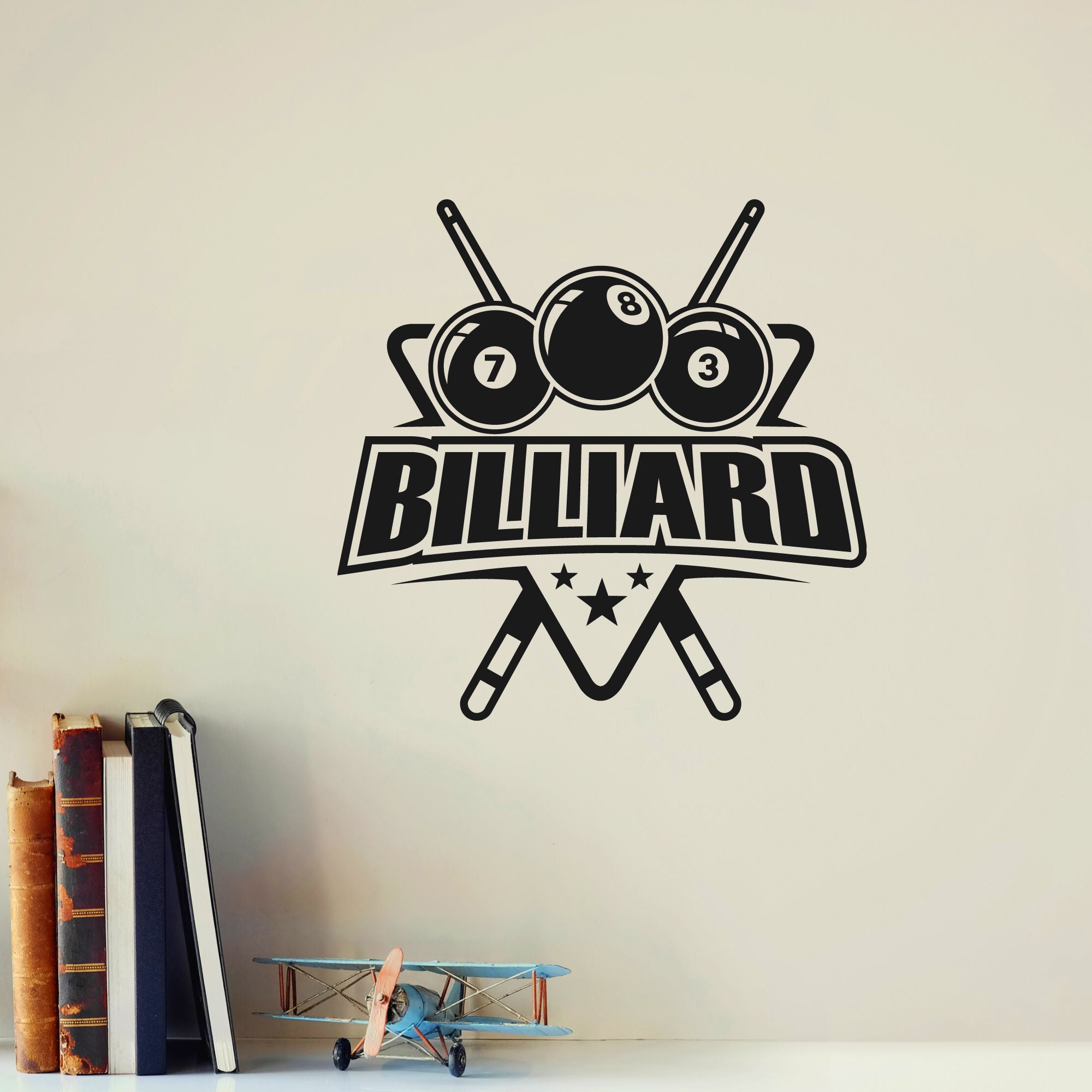 Billiard Room Art Decals
