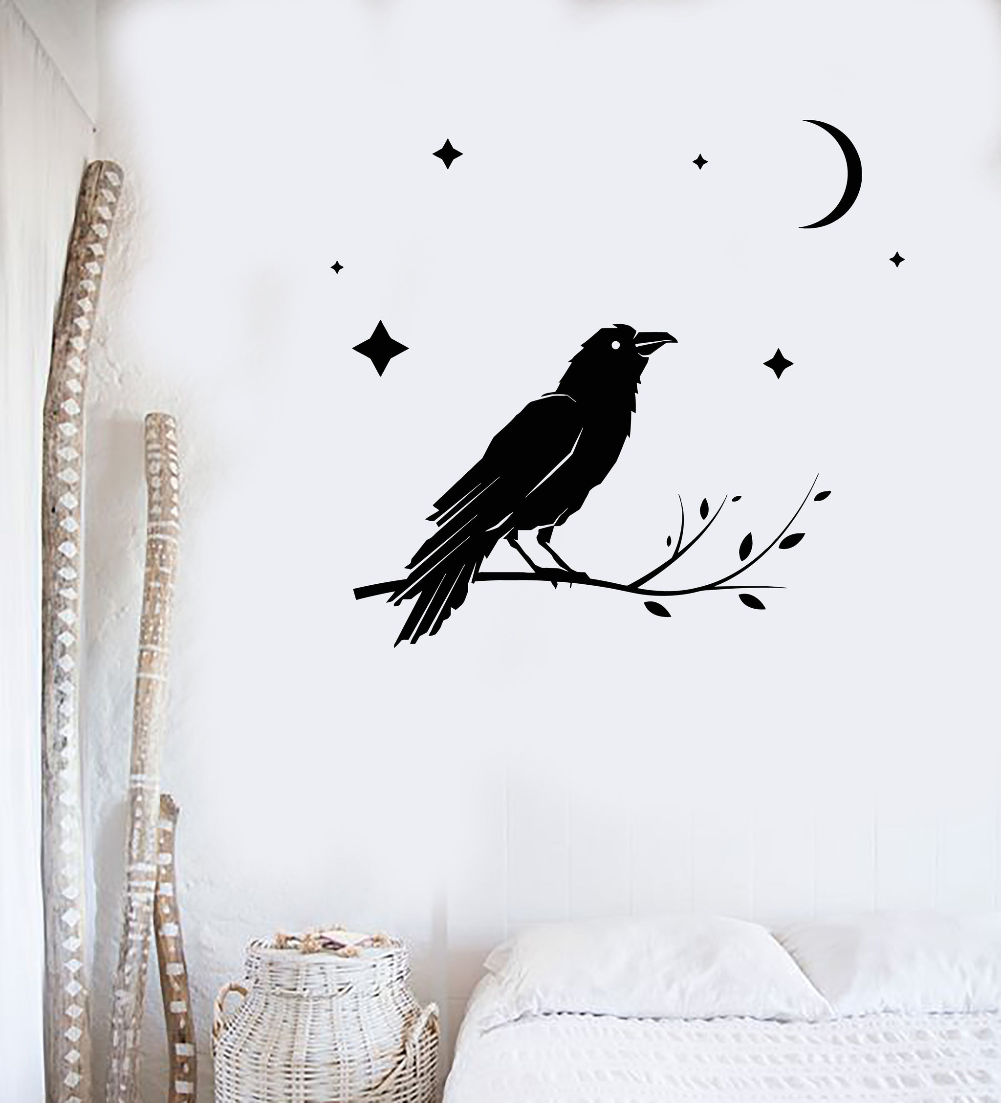 Custom Raven Wall Vinyl Decals Collection — Wallstickers4you